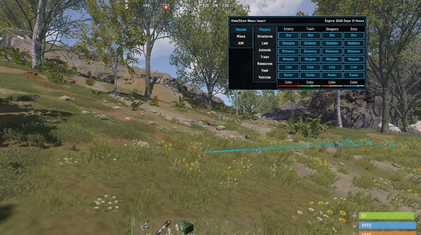 Купить Приватный чит на раст Cyber [Aim - ESP - misc] | BLASTHACK - Explosive Gamehacking