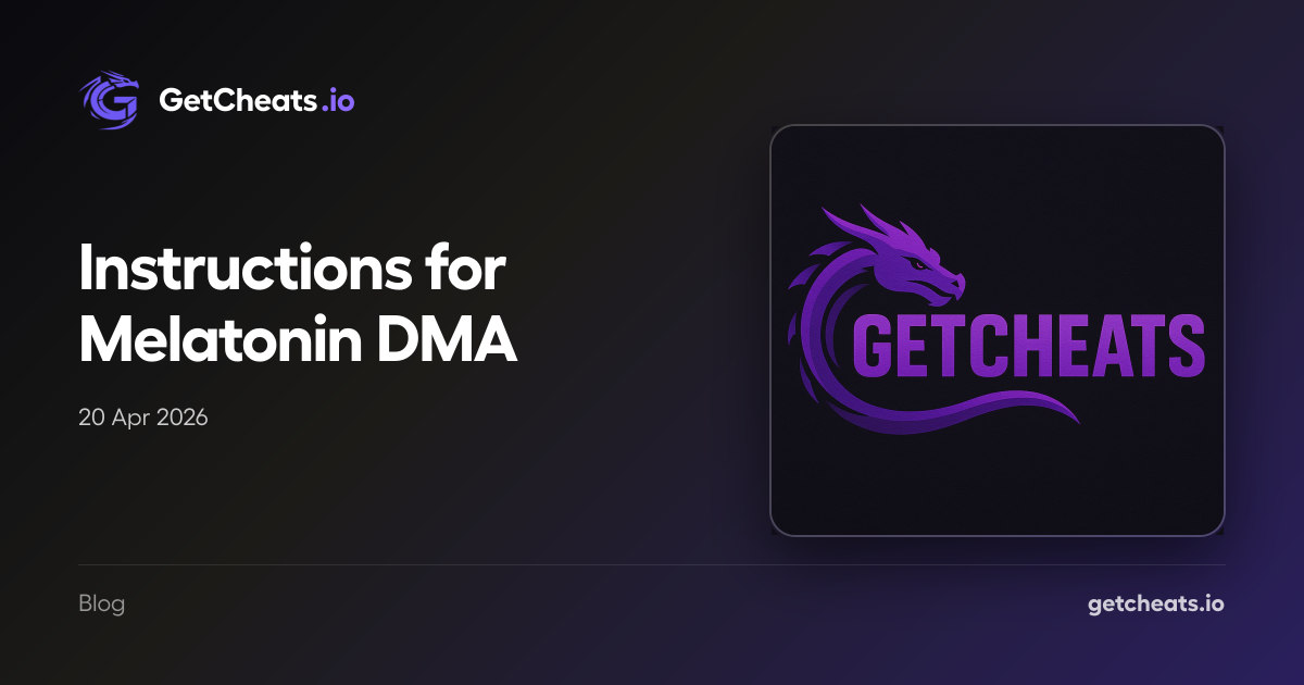 Instructions for Melatonin DMA | GetCheats.io